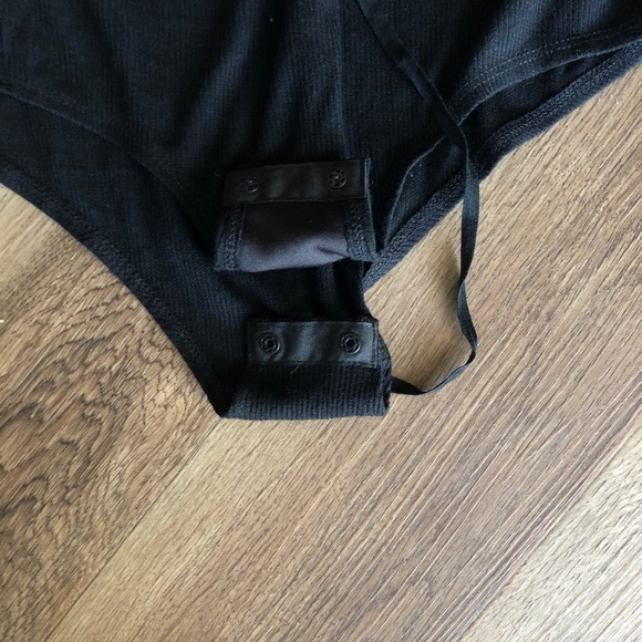 Maddy K | Tops | New Maddy K Black Lace Up Bodysuit | Poshmark